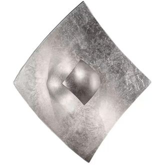 Hans K&ouml;gl K&ouml;gl - neuwertig] Wandleuchte Quadrangolo In Silber 50 x 50 Cm Wandlampe Lampe Leuchte Spot B-Ware
