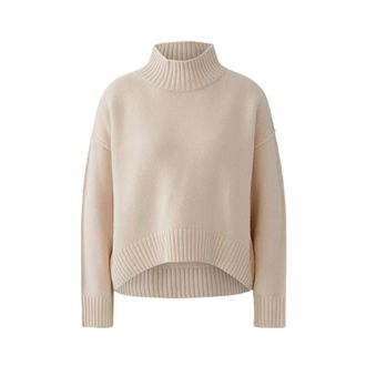 Oui Femme, Pulls, Beige, Taille: 38 FR Pullover