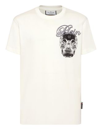 Philipp Plein T-Shirt Rundhalsausschnitt Ss Skull