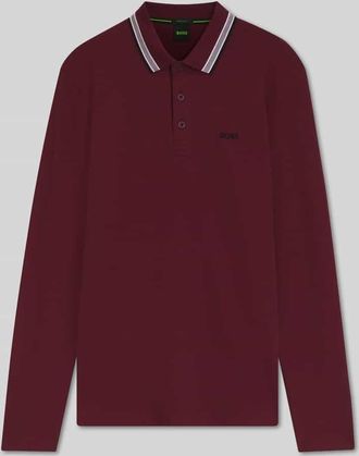 HUGO BOSS Regular Fit Poloshirt aus reiner Baumwolle Modell Plisy