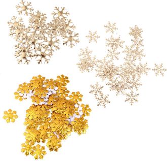 Artibetter 500st&uuml;cke Weihnachtsschneeflocken-konfetti F&uuml;r Partydekoration Und Festivevents Leicht Und Unbedenkliches Material F&uuml;r Hochzeiten Geburtstage Und Weih