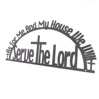 Cabilock Metall Wanddekoration Bibelverse Bibel Schrift Metallanh&auml;nger Heimdeko 30x16cm Religi&ouml;se Wandverzierung Innenbereich