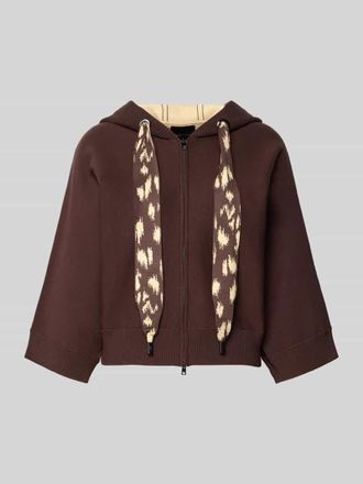 Marc Cain Strickjacke mit Kapuze