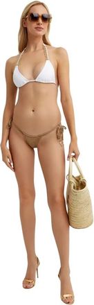 Beach Bunny Femme, Maillots de bain, Brun, Taille: 36 FR Adella Bikini Bottom