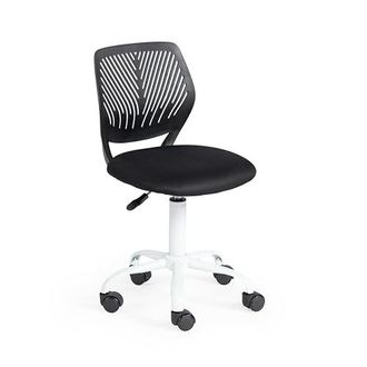 Furniture R Gaming Stuhl f&uuml;r Kinder, ergonomischer Schreibtischstuhl ohne Armlehnen, moderner B&uuml;rostuhl mit Sitzh&ouml;henverstellung und leisen Gummir&auml;dern, ideal f&uuml;r