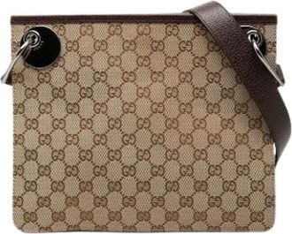 Gucci Pre-owned Sac bandouli&egrave;re Eclipse - Femme - Pre-owned - Beige - Taille: ONE Size