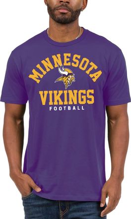 Junk Food NFL - Minnesota Vikings - Classic Team Logo - Unisex Adult Short Sleeve Fan T-Shirt for Men and Women - Size 3X-Large