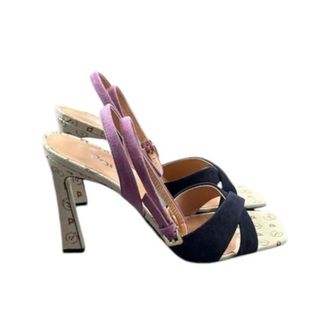 Pollini Bunte flache Sandalen Stil Sa16019C0Gta175A - - Shoes - Damen - Mehrfarbig - 40 EU