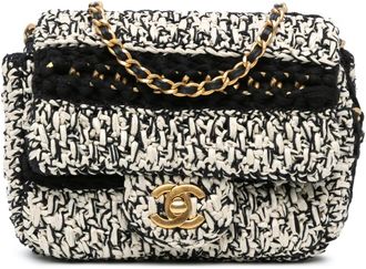 Chanel Hobo Bags - Raffia Braided with Love Flap - Gr. unisize - in Wei&szlig; - f&uuml;r Damen