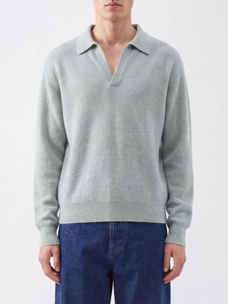 Auralee Polo Herren Farbe Mint