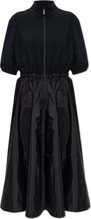 Moncler Femme, Robes, Noir, Taille: 34 FR Robe en tissu m&eacute;lang&eacute;