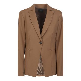 Pinko Pinko, Femme, Vestes, Brun, Taille: 44 FR Veste Granaglie