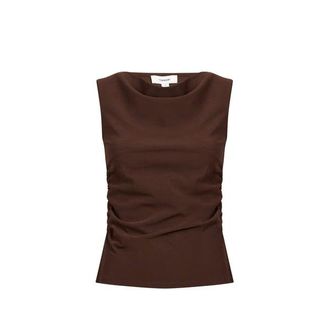 Topshop Top sans manches &agrave; col b&eacute;nitier