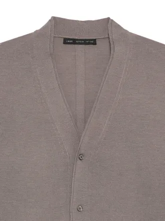 low brand Mens Cardigan Brown Wool Cardigans Sweater