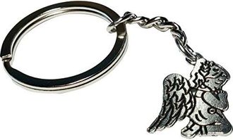 Generic Porte Cl&eacute; M&eacute;tal Ange Gardien Ail&eacute; porteclef maison religions religieux clef voiture cadeau anniversaire homme femme enfant gar&ccedil;on fillette f&ecirc;te des m&egrave;