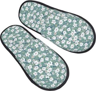 Generic Accueil Pantoufles Fleur Peluche Pantoufles En Coton Antid&eacute;rapant Chausson Hotel Pour Femmes H&ocirc;tel Automne M