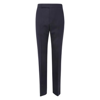 Tom Ford High Twist Broken Twill Flat Front Straight Pant - - Trousers - Herren - Schwarzk - M