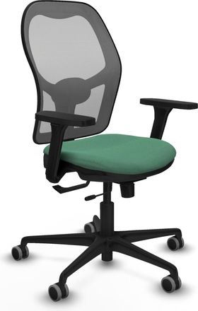 Piqueras y Crespo Jorquera Stuhl mit 3D-Armlehnen, h&ouml;henverstellbare Lendenwirbelst&uuml;tze, ausgestattet mit Syncro/Traslack und injiziertem Schaum. Mit Rollen von 65 mm, 