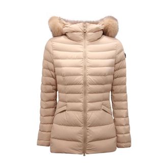 Peuterey Derly Daunenjacke mit Pelzbesatz - - Jackets - Damen - Beige - XS