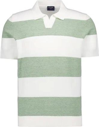 Olymp Herren Polo-Shirt beige meliert