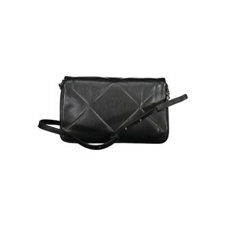 Calvin Klein Leather Shoulder Bag - Black