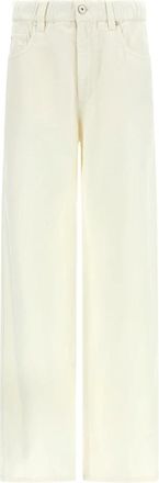 Brunello Cucinelli Femme, Jeans, Beige, Taille: 40 FR Pantalon Contemporain