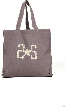 2Star Tote Bag aus Canvas mit Logo - - Bags - Damen - Braun - ONE SIZE