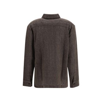 Missoni Cashmere-Blend Zigzag Shirt - Brown