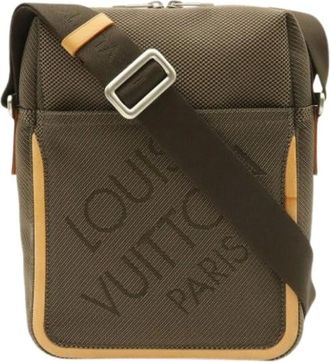 Louis Vuitton Pre-owned Sac bandouli&egrave;re Damier Geant - Homme - Pre-owned - Brun - Taille: ONE Size