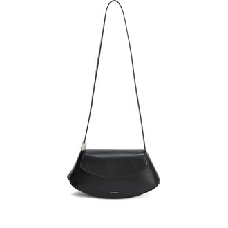 Jil Sander Femme, Sacs, Noir, Taille: ONE Size Sac bandoulière noir clouté