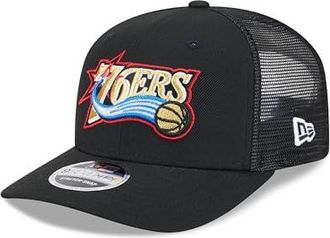 New Era Casquette de baseball 9Seventy Hardwood Classics NBA Philadelphia 76Ers pour adulte Noir