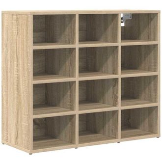 vidaXL Vidaxl - Schuhschrank Sonoma Eiche 77,5 x 30 x 67 cm Holzwerkstoff