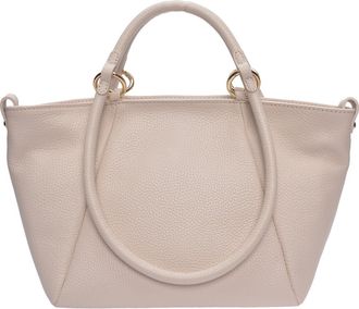 Roberta M Beige Rindsledertasche