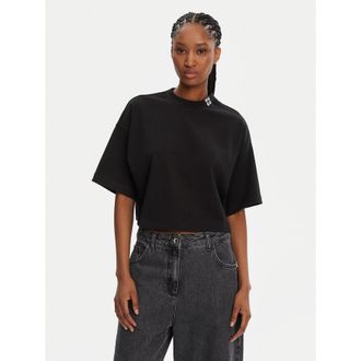 HUGO BOSS T-Shirt Damelody 50520187 Schwarz Relaxed Fit