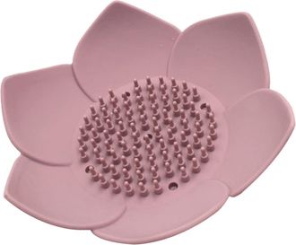 Cabilock Seifenbehälter - Seifenschalen Seifenhalter für Die Selbstentleerende Seifenschale Seifenablaufschale Blütenbl? Seifenschale Silikon