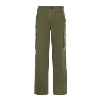Burberry Homme, Pantalons, Vert, Taille: 2XL Pantalon Cargo en Coton
