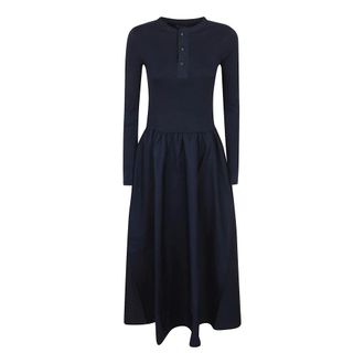 Polo Ralph Lauren Femme, Robes, Bleu, Taille: 38 FR Henley Dress
