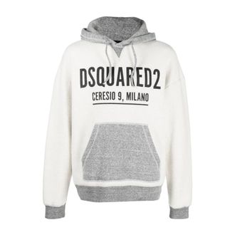 Dsquared2 Grauer Mike Hoodie Sweater - - Sweatshirts & Hoodies - Herren - Grau - XL