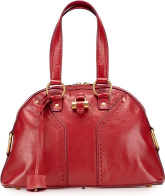 Saint Laurent Crossbody Bags - Medium Leather Muse Handbag - Gr. unisize - in Rot - f&uuml;r Damen