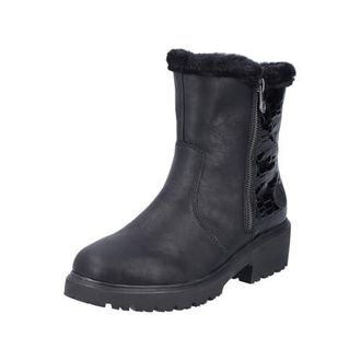 Rieker Femme 76061 Bottine, Noir, 38 EU Large