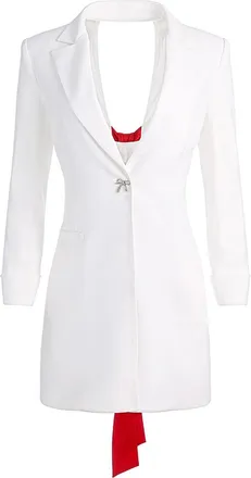 Alice & Olivia Robe Courte - Blanc