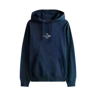 Tommy Hilfiger Oval Graphic Hoodie - - Sweatshirts & Hoodies - Herren - Blau - XS