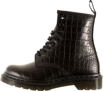 Dr. Martens dr martens Stiefel 1460 Croco Black Atlas Croc Emboss, Schwarz, 38 EU