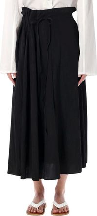 STUDIO NICHOLSON Femme, Jupes, Noir, Taille: 34 FR Messina Long Skirt