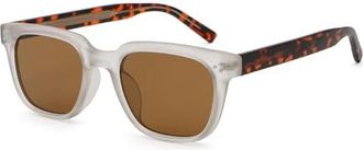 Generic Lunettes De Soleil De Conduite For Hommes Et Femmes, Monture Carr&eacute;e, For Les S&eacute;ances Photo En Ext&eacute;rieur, En Vacances Ou En Vacances.(Brown)