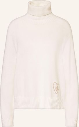 Liu Jo Liu Jo Rollkragenpullover Mit Schmucksteinen weiss