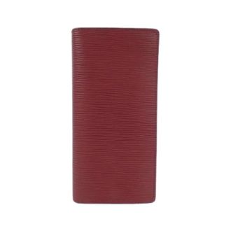 Louis Vuitton unisex, Pre-owned, Rouge, Taille: ONE Size Portefeuille long (&agrave; deux volets) Pre-owned