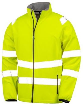 Result Veste softshell - Adulte (2XL) (Jaune fluo)