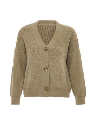Risa Strickjacke Damen Taupe