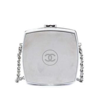 Chanel Pre-owned Clutch mit Kette - - Pre-owned - Damen - Wei&szlig; - ONE SIZE